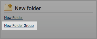 Creating a new folder group – iThenticate Guides