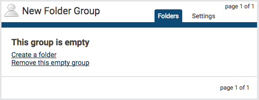 Creating a new folder group – iThenticate Guides