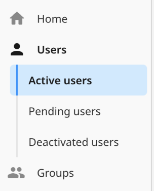 Deactivating a user – iThenticate Guides