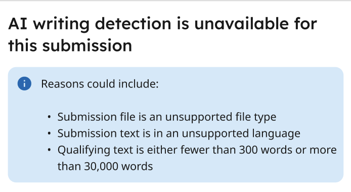 AI writing detection in the new, enhanced Similarity Report view ...